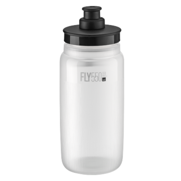 Elite FLY Tex Bottle | 550 ml | Clear - Black | Velonova