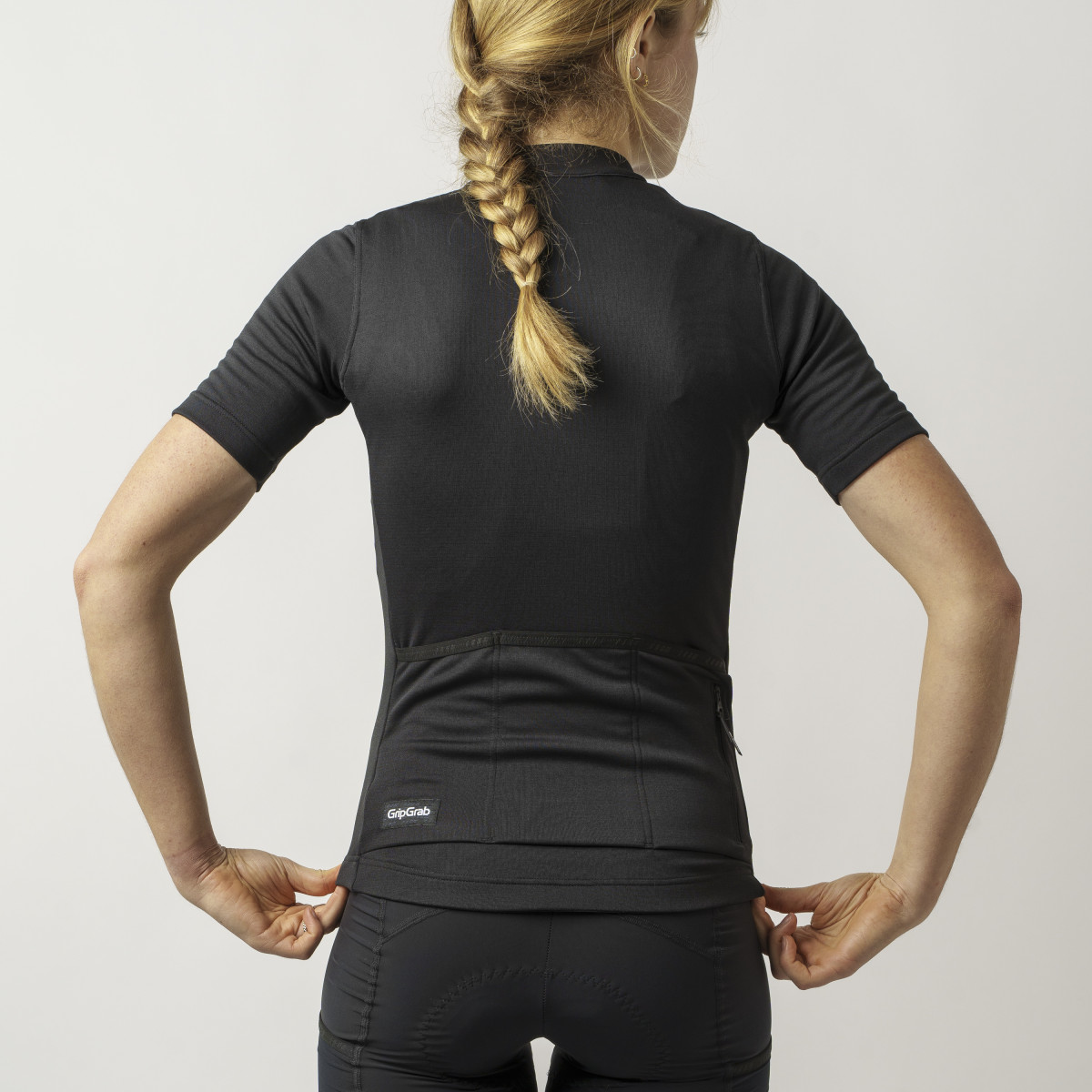 GripGrab Gravelin Merinotech Women's Jersey | Black | Velonova
