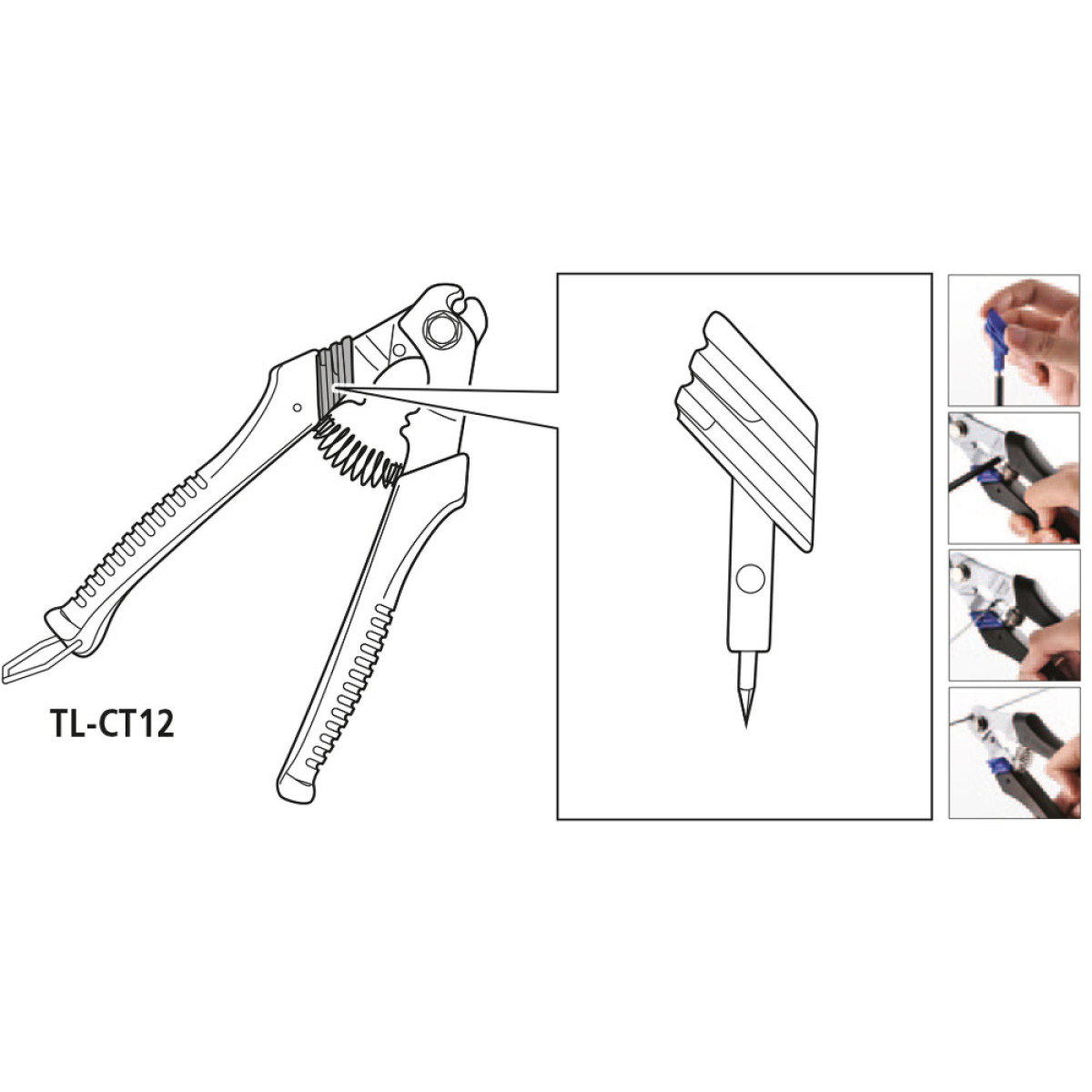 Shimano TL-CT12 trosų pjovimo įrankis | Velonova